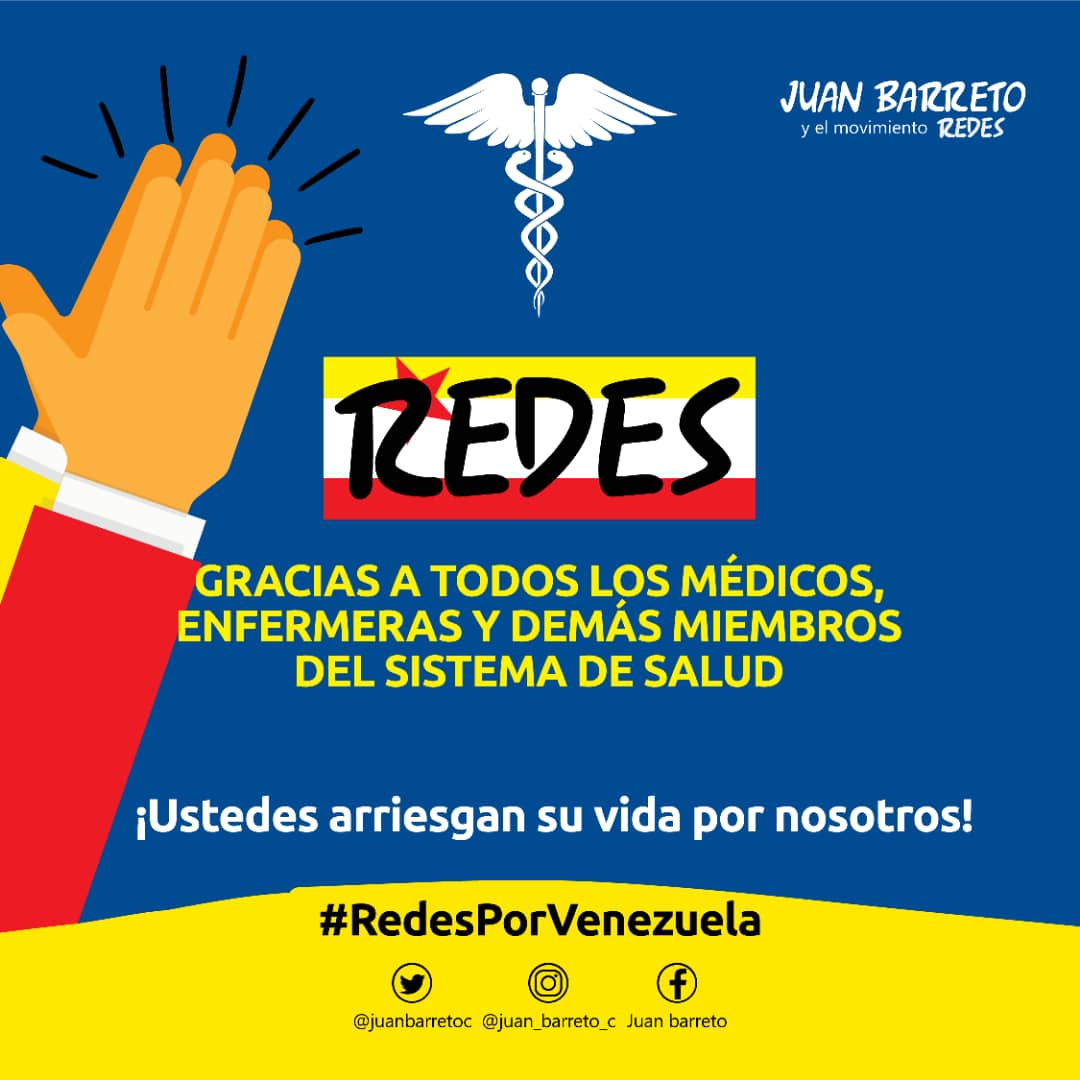 Juan Barreto: “El movimiento REDES se solidariza con entrega gratuita ... Juan Barreto: “El movimiento REDES se solidariza con entrega gratuita ...