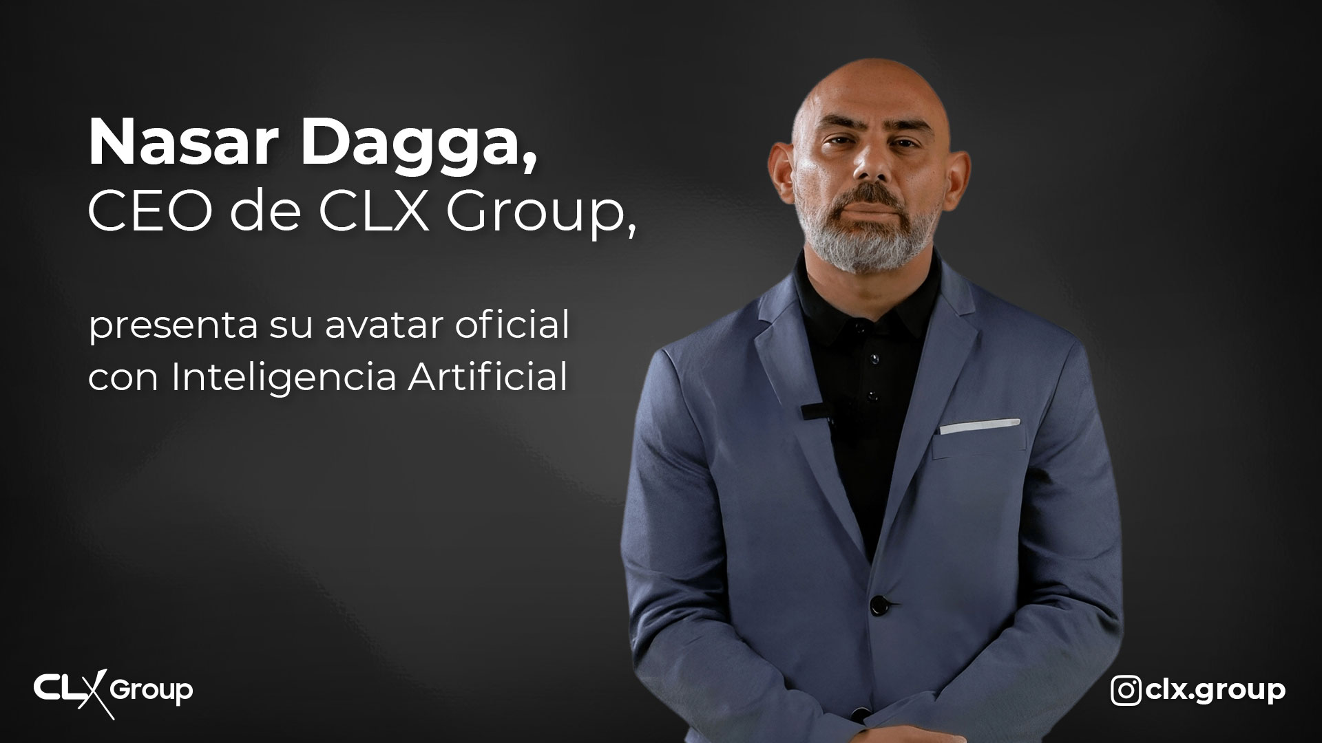 Nasar Dagga, CEO de CLX Group, presenta su avatar oficial con Inteligencia Artificial - TACHIRA NEWS